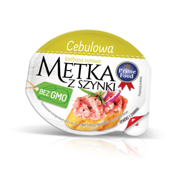 PRIME FOOD Metka wieprzowa z szynki - cebulowa 80 g - Frisco.pl