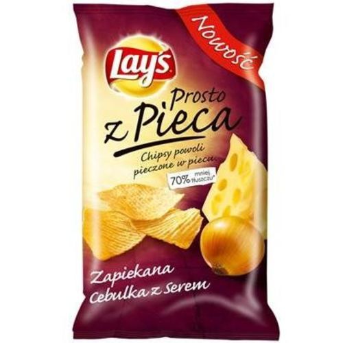 LAY'S Oven Baked Chipsy Zapiekana Cebulka z Serem 140 g - Frisco.pl