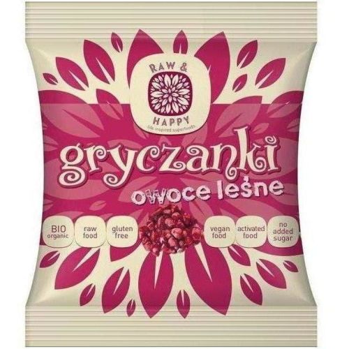 Przekąska gryczanki owoce leśne, 40g – Raw&Happy - Frisco.pl