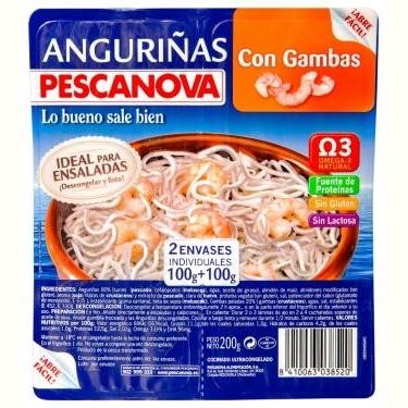 PESCANOVA Surimi bezglutenowe z krewetkami 200 g - Frisco.pl