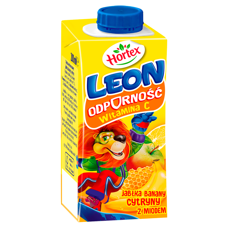 Hortex Leon - Napój z jabłek, cytryny i bananów 200ml - Frisco.pl