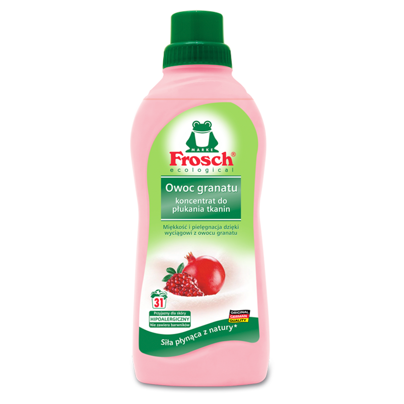 FROSCH Koncentrat do płukania tkanin - owoc granatu 750 ml - Frisco.pl