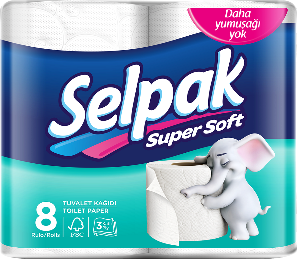 SELPAK Papier toaletowy 8 rolek 1 szt - Frisco.pl
