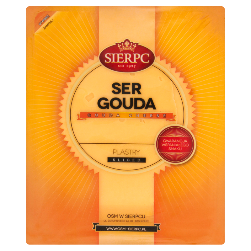 SIERPC Ser Gouda - plastry 150 g - Frisco.pl
