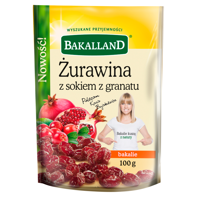 Bakalland - Żurawina z sokiem z granatu 100 g - Frisco.pl