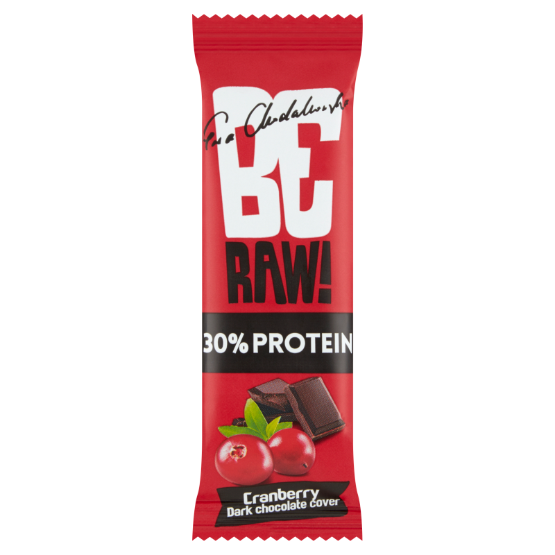 BE RAW! Baton proteinowy Żurawina 40 g - Frisco.pl