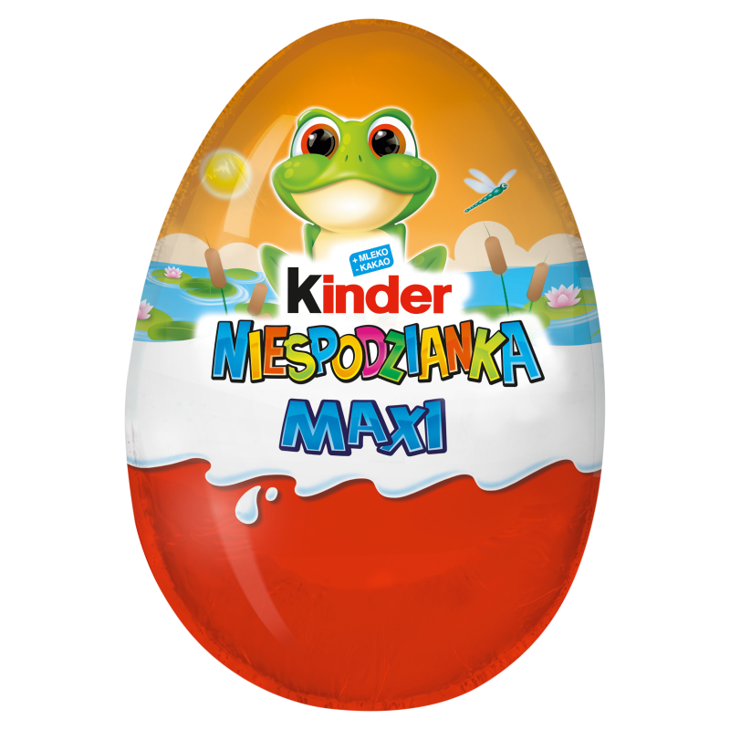 KINDER Jajko z niespodzianką pokryte czekoladą mleczną 12 szt BN 100 g ...
