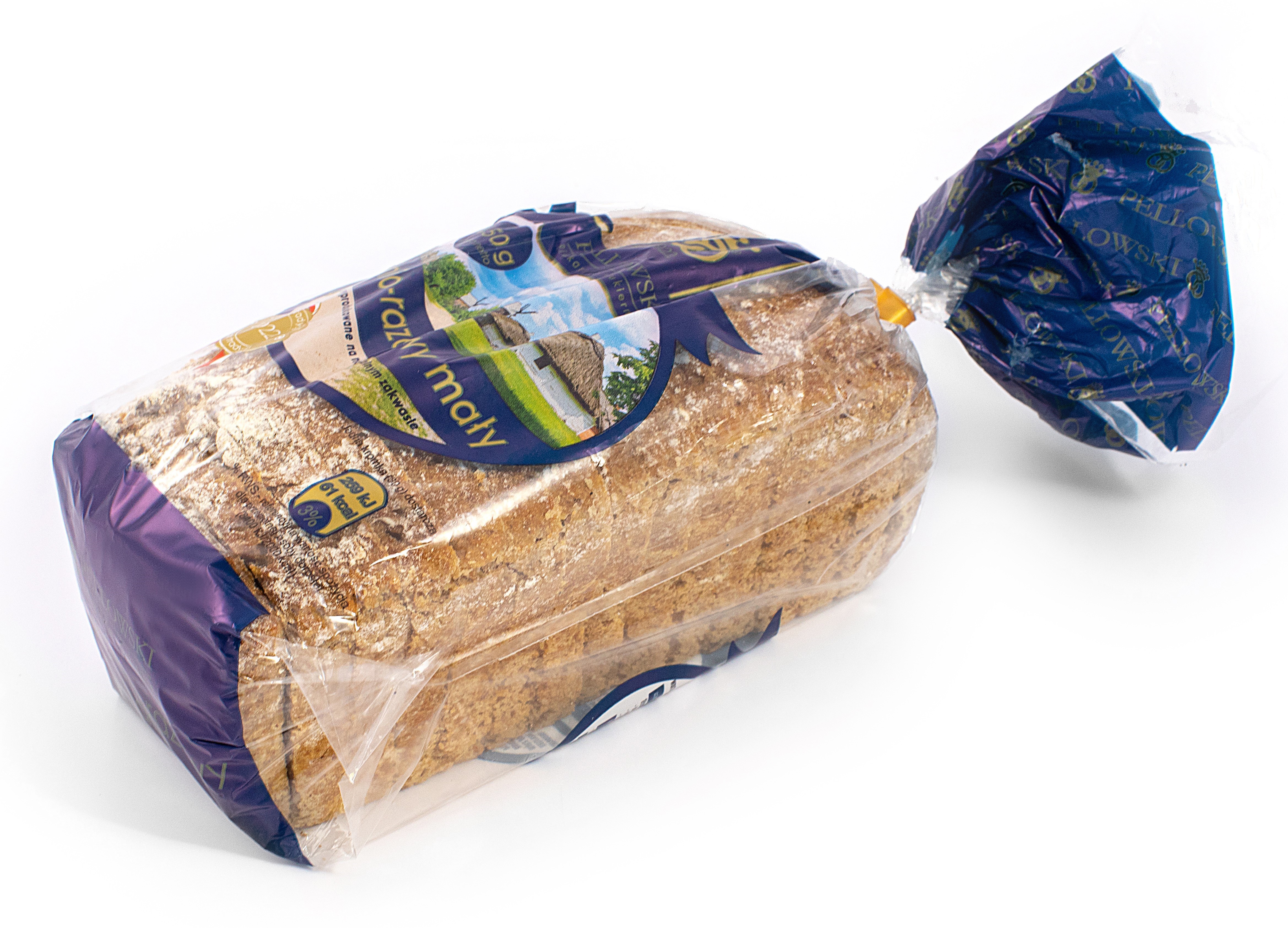 PELLOWSKI Chleb żytnio-razowy mały krojony 450 g - Frisco.pl