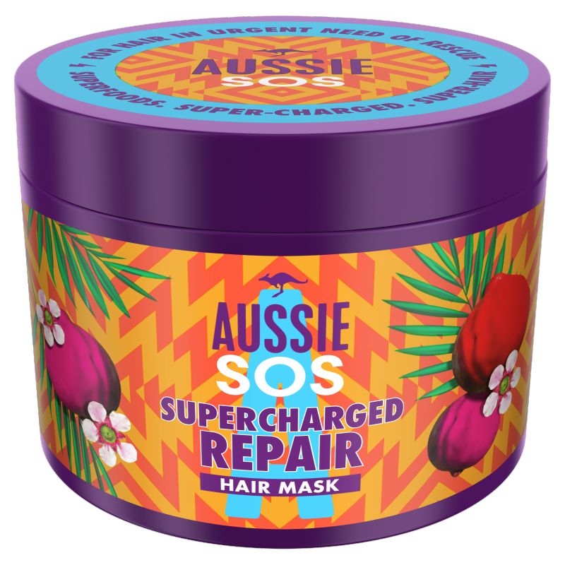 AUSSIE SOS Supercharged Repair Maska do włosów 450 ml - Frisco.pl