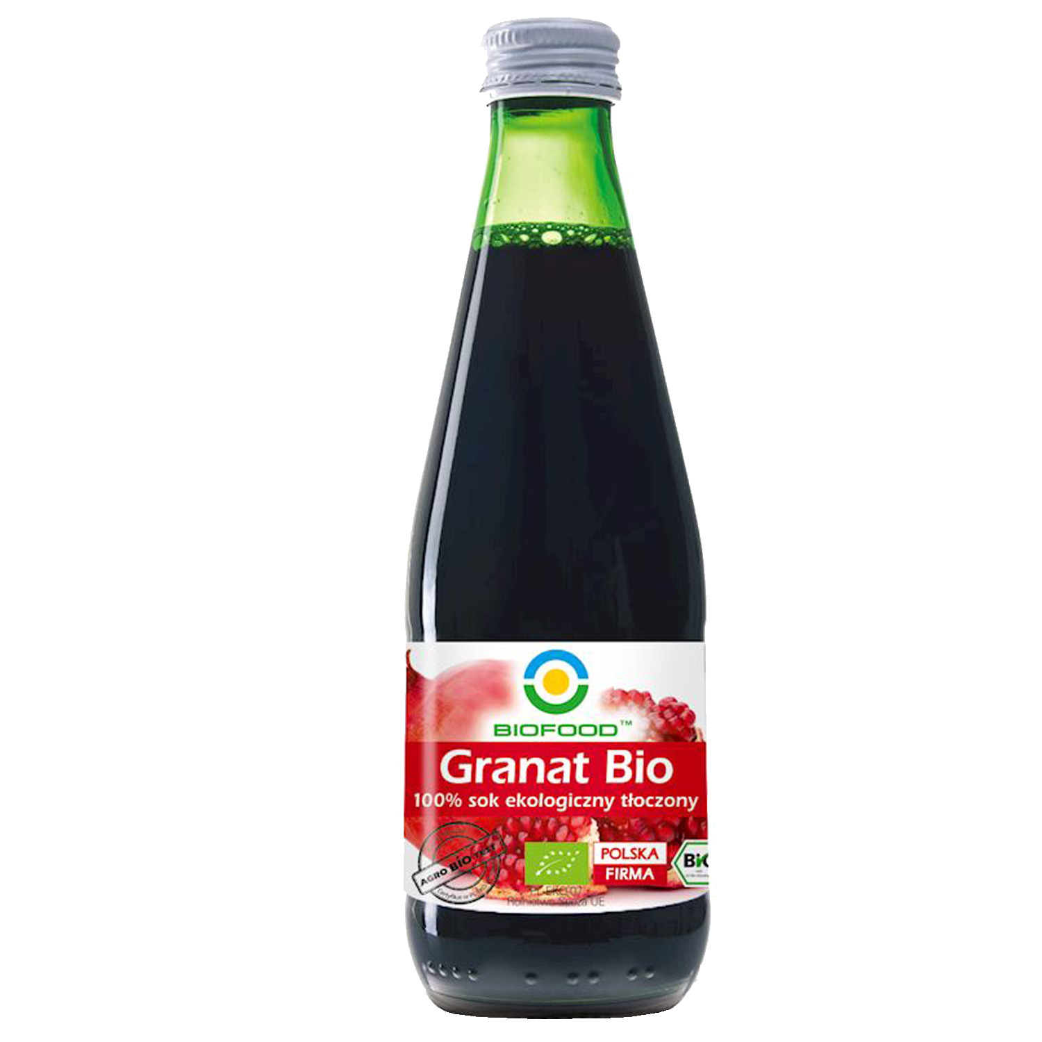 BIO FOOD Sok z granatu bezglutenowy BIO 300 ml - Frisco.pl
