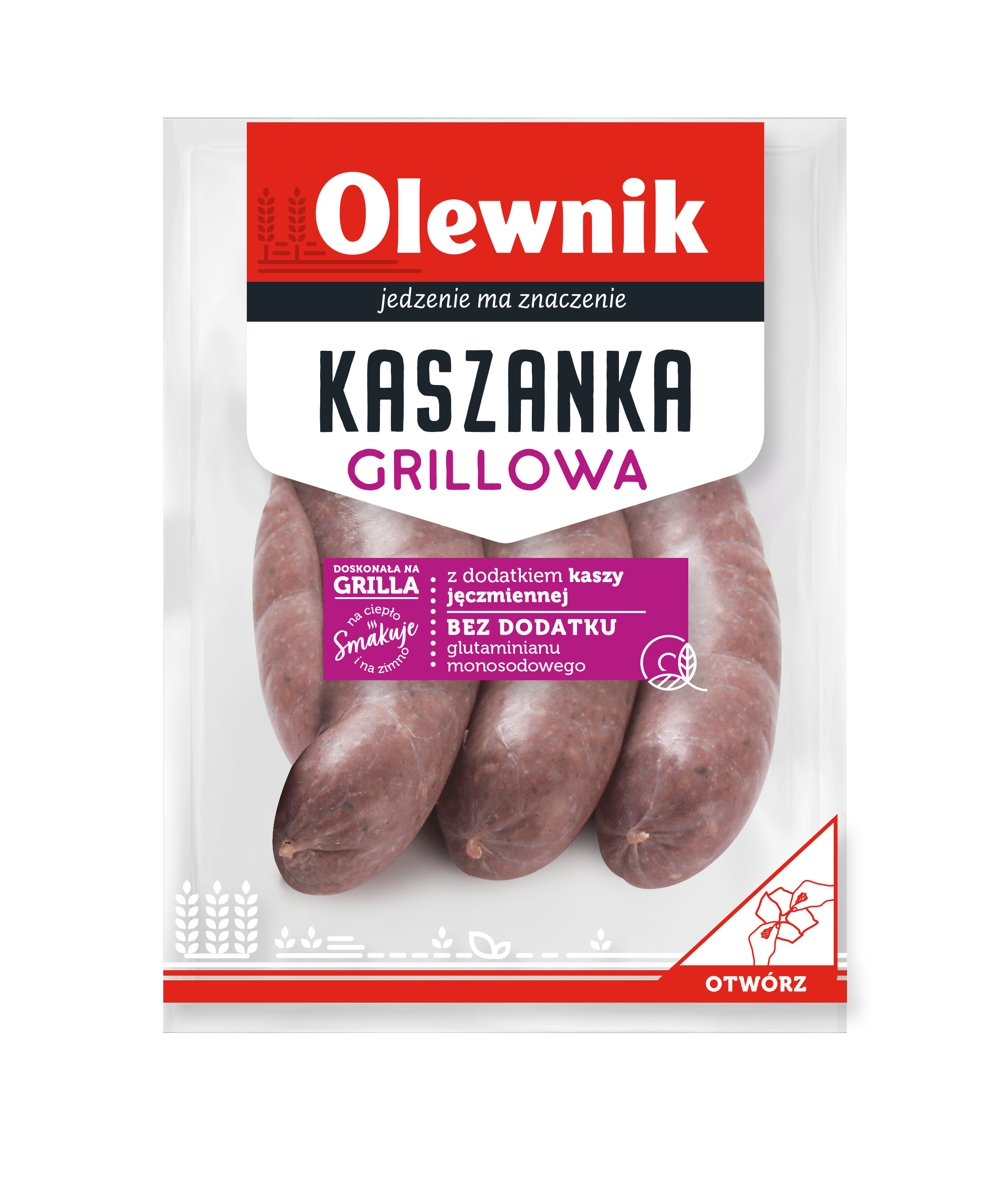 OLEWNIK Kaszanka grillowa 400 g - Frisco.pl