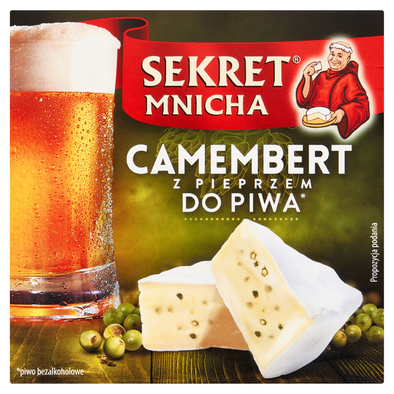 SEKRET MNICHA Camembert z pieprzem do piwa 120 g - Frisco.pl