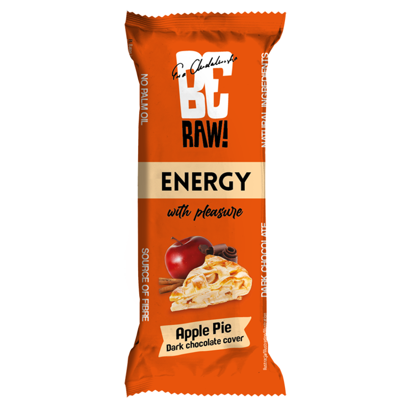 BE RAW! Baton Energy Apple Pie Chocolate 40 g - Frisco.pl