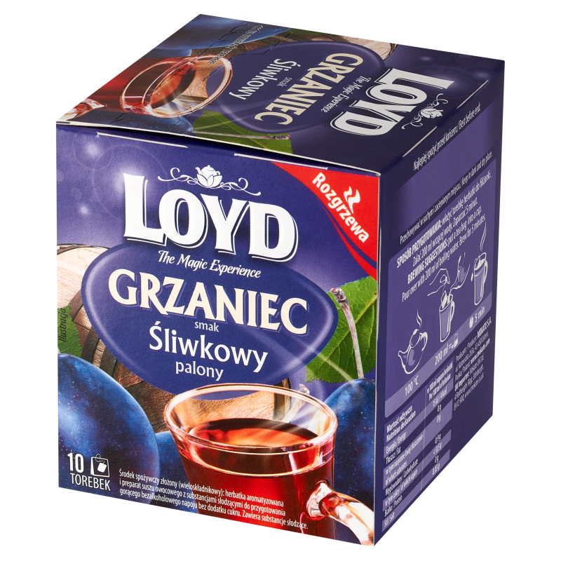 Loyd TEA Grzaniec śliwkowy herbata ekspresowa 10 torebek - Frisco.pl