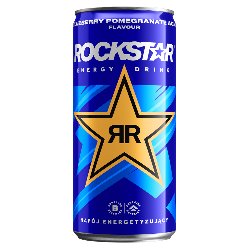 ROCKSTAR Xdurance Gazowany napój energetyzujący o smaku owocu granatu i ...