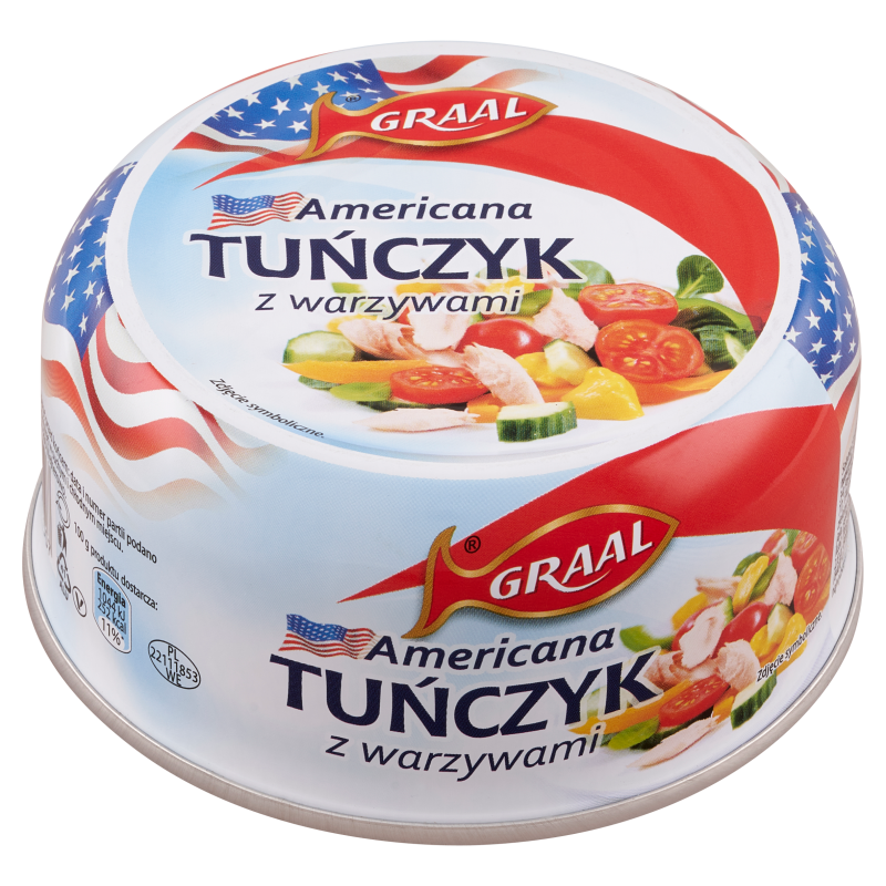 Graal Americana Tuńczyk z warzywami puszka 280g - Frisco.pl
