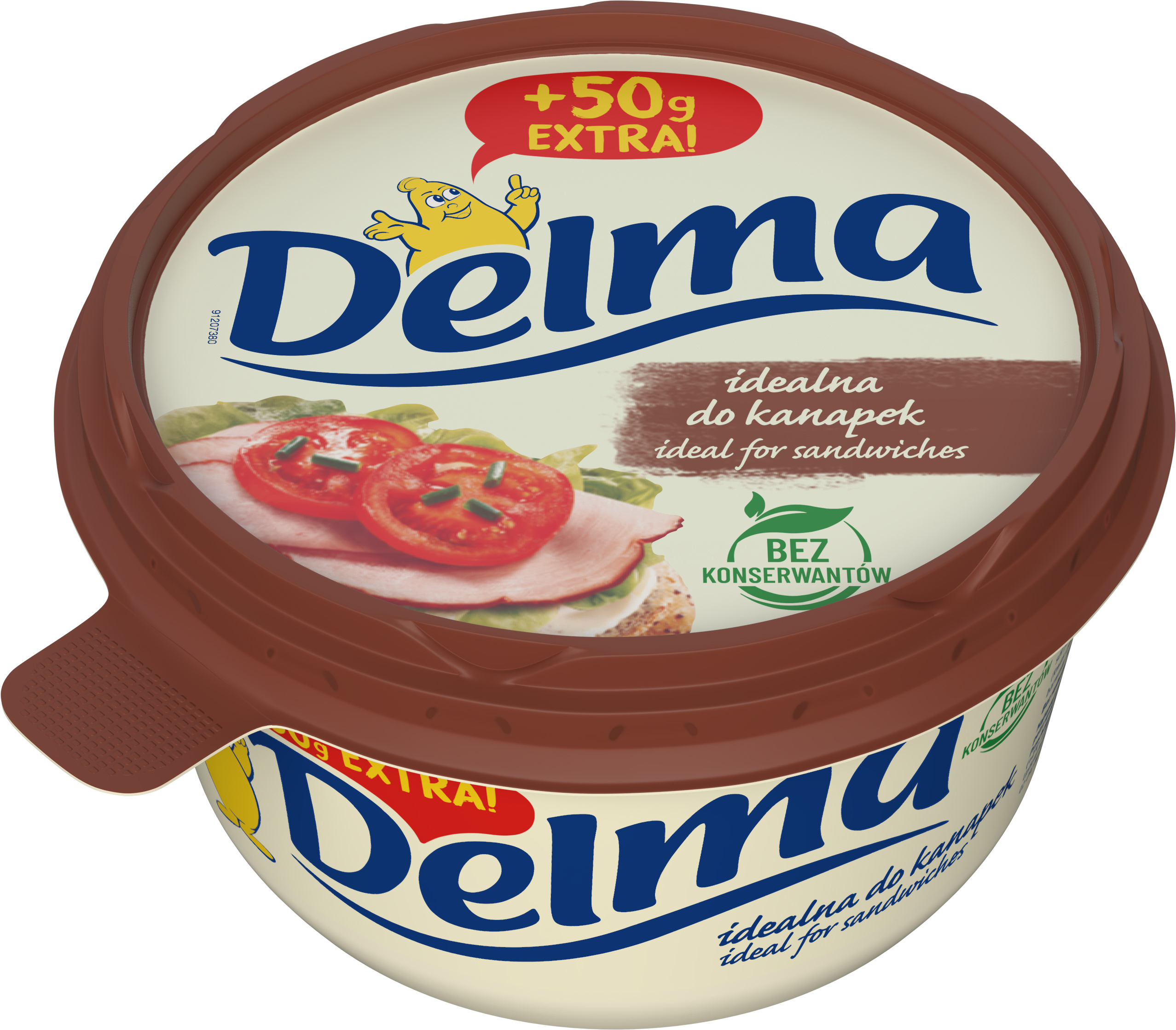 DELMA EXTRA Margaryna maślany smak (450g+50g gratis) 500 g - Frisco.pl