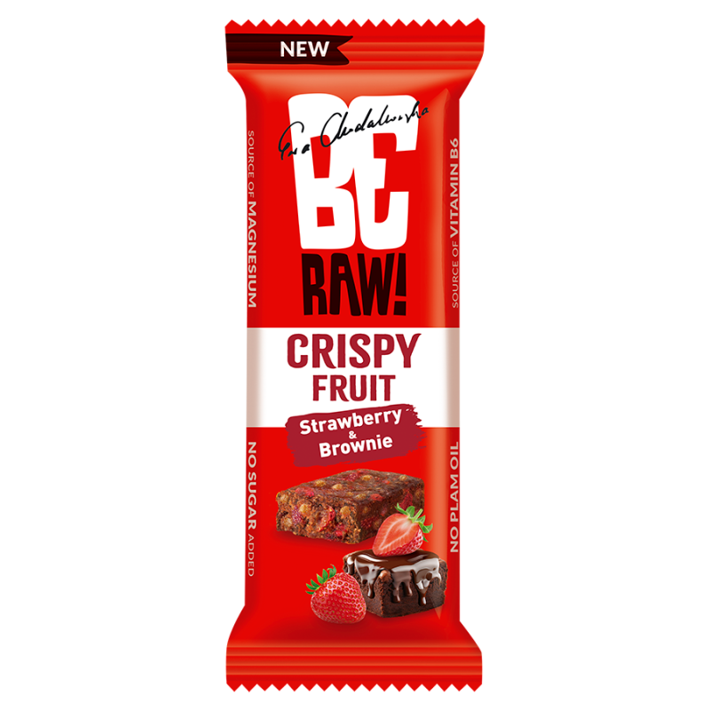 BE RAW! Crispy Fruit Strawberry&Browni 40 g - Frisco.pl