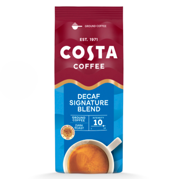COSTA COFFEE Decaf Blend Dark Roast Kawa bezkofeinowa mielona 200 g ...