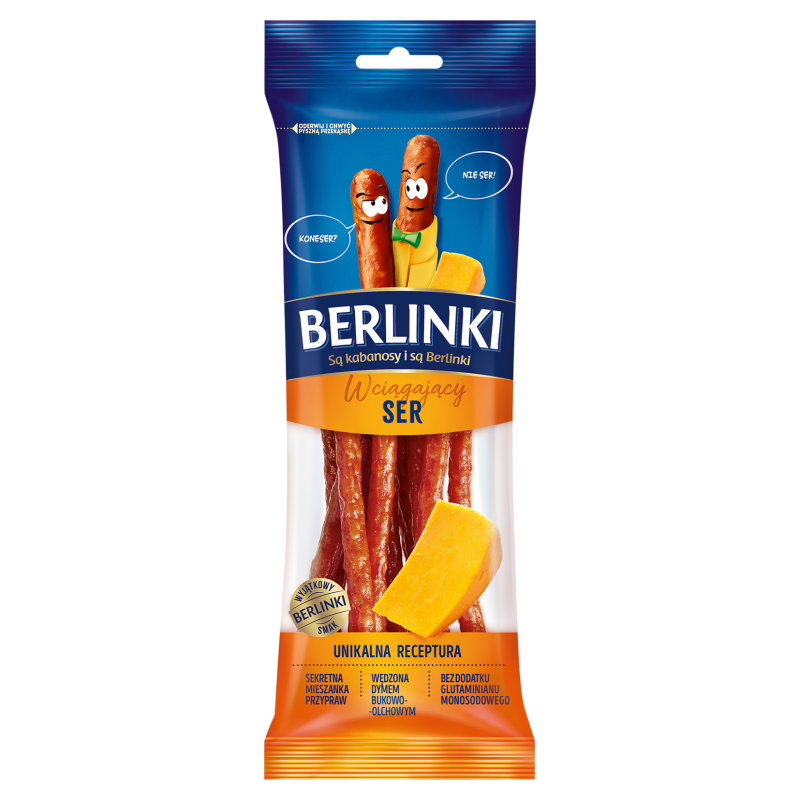Berlinki Kabanosy berlinki ser 85 g - Frisco.pl