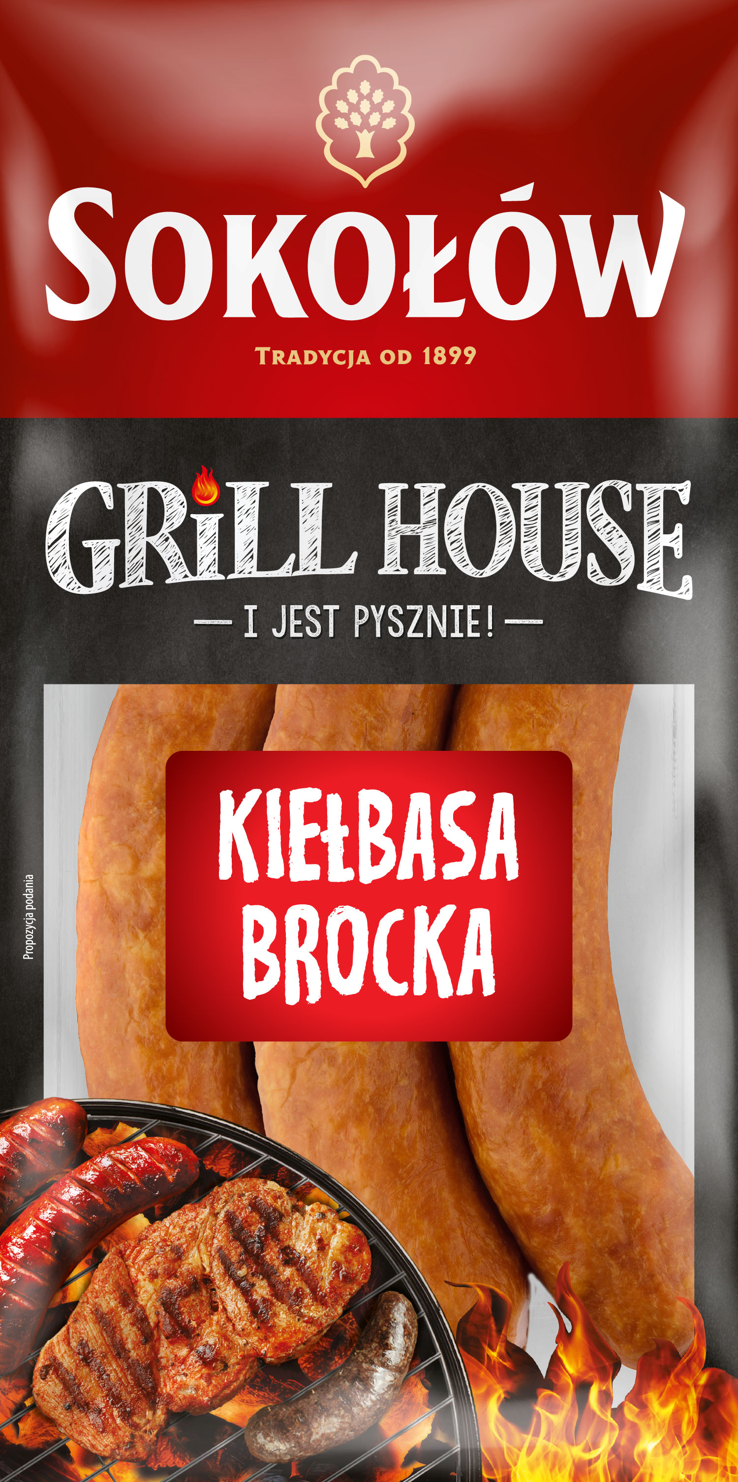 SOKOŁÓW Kiełbasa brocka 450 g - Frisco.pl