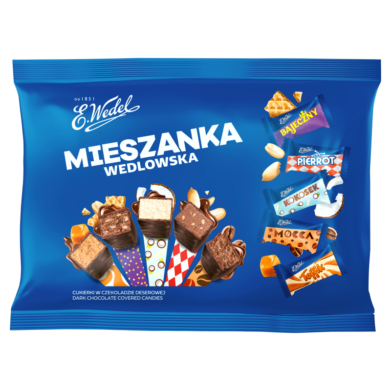 WEDEL Mieszanka Wedlowska Cukierki w czekoladzie deserowej 1 kg - Frisco.pl