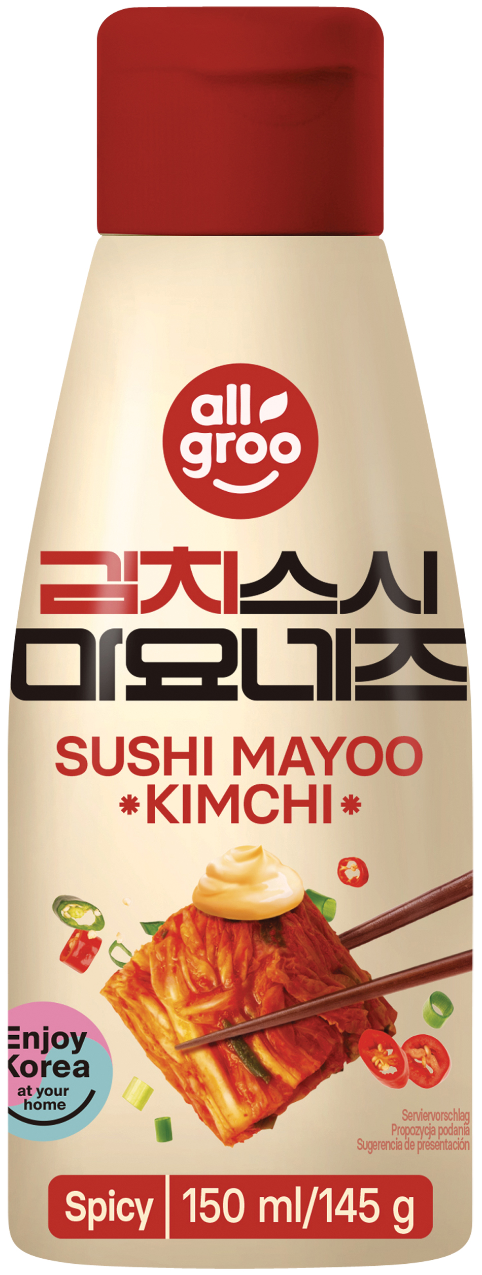 ALLGROO Sos Sushi Mayoo - Kimchi 145 g - Frisco.pl