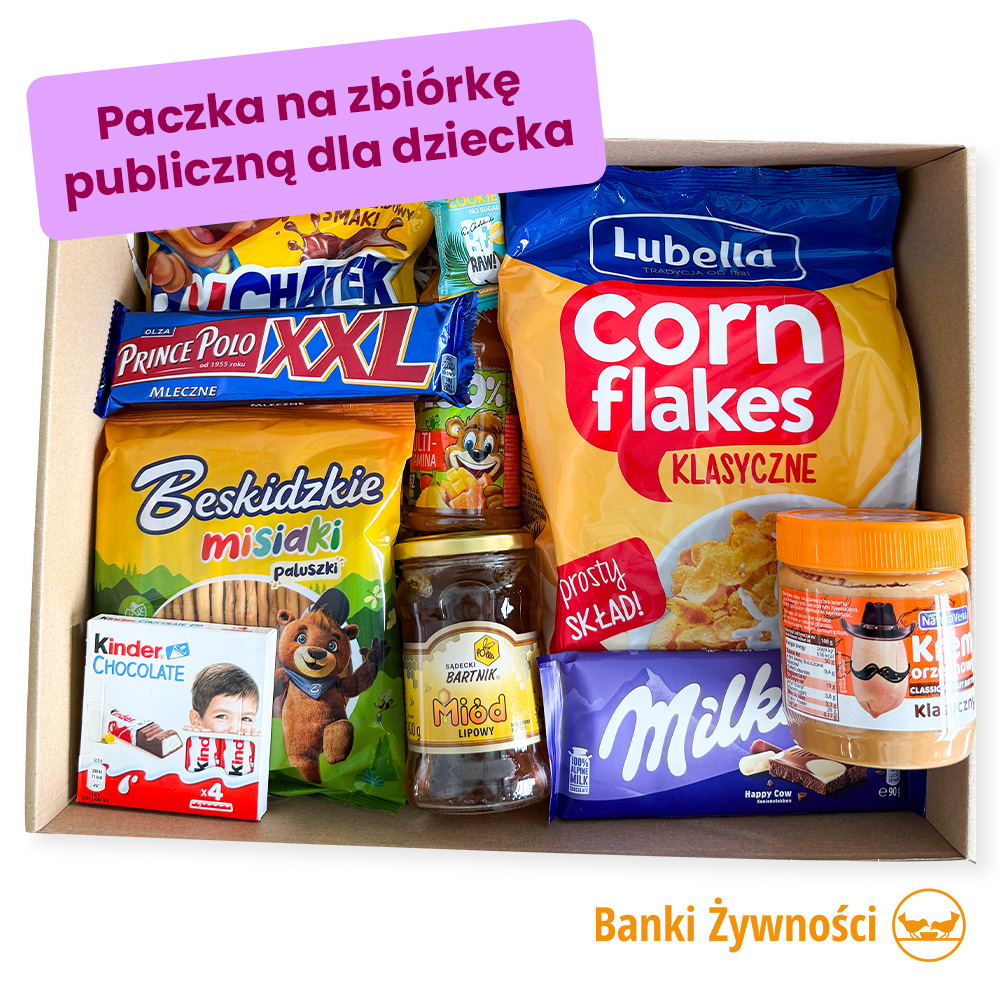 FRISCO BOX na zbiórkę publiczną dla dziecka - Banki Żywności 1 szt ...