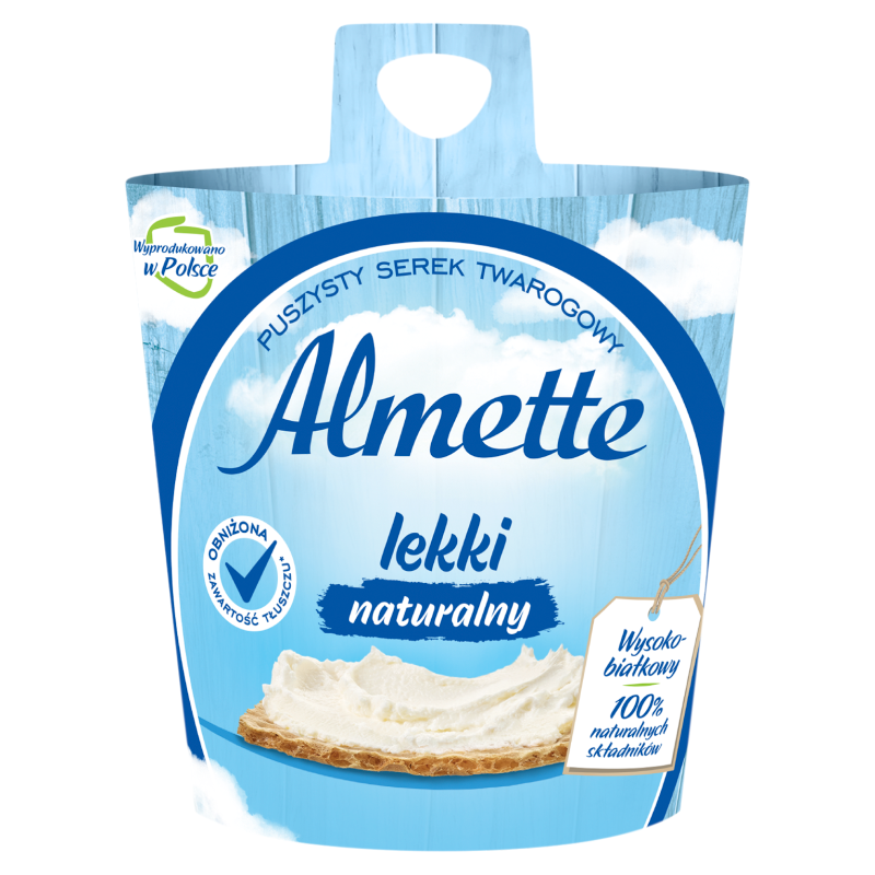 ALMETTE Serek twarogowy lekki naturalny 150 g - Frisco.pl