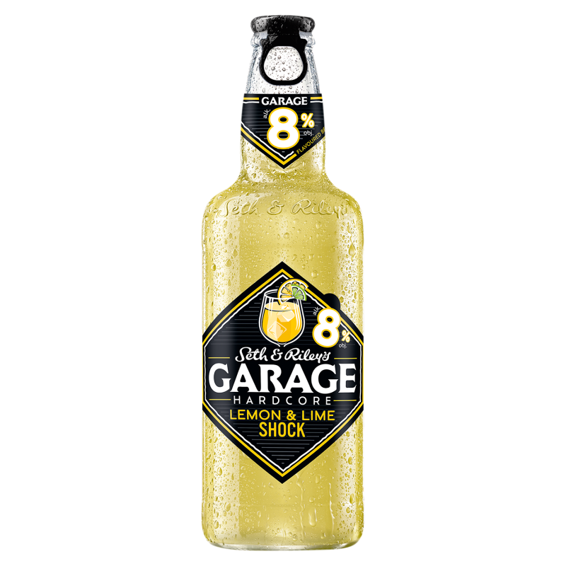 GARAGE Hardcore Lemon& Lime shock 8% Piwo (butelka bezzwrotna) 400 ml ...