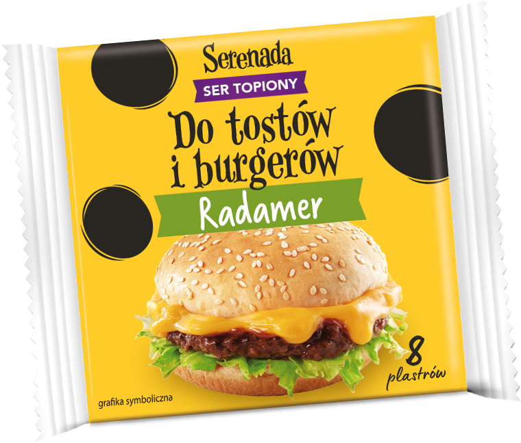 SERENADA Ser topiony w plastrach do tostów i burgerów Radamer 130 g ...