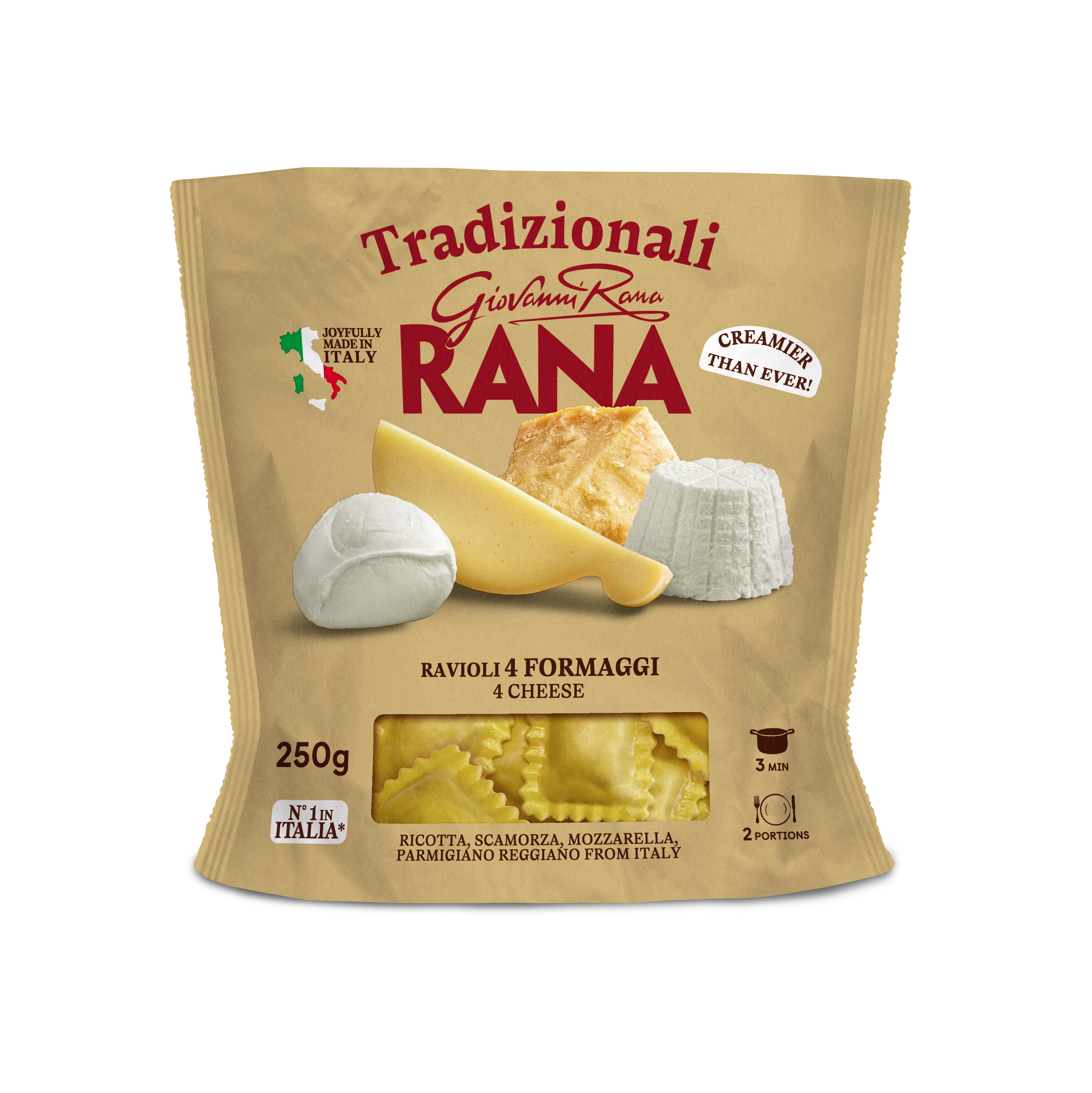 RANA Ravioli 4 sery (świeże) 250 g - Frisco.pl
