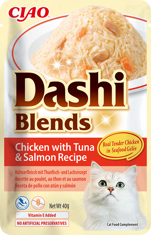 CIAO Dashi Blends 40g Mokra karma uzupełniająca dla kotów z kurczakiem ...