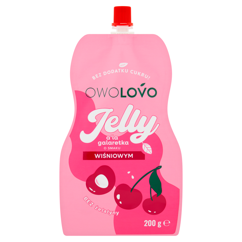 Owolovo Jelly Galaretka Jabłko Wiśnia 200 G Frisco Pl