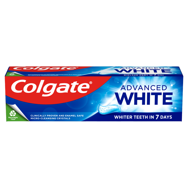 COLGATE Advanced White Wybielająca pasta do zębów 75 ml - Frisco.pl
