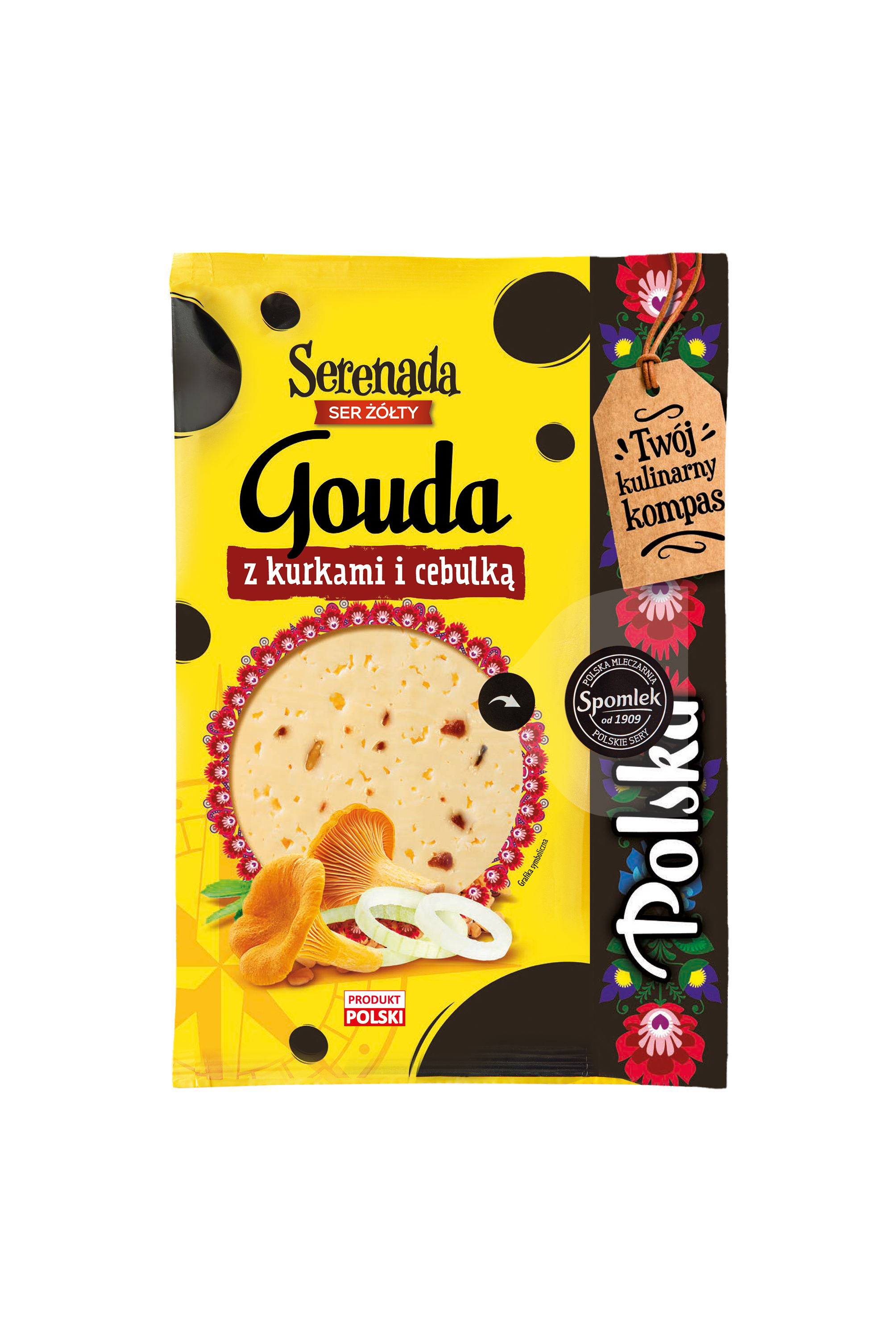 SERENADA Ser Gouda z kurkami i cebulką (plastry) 135 g - Frisco.pl