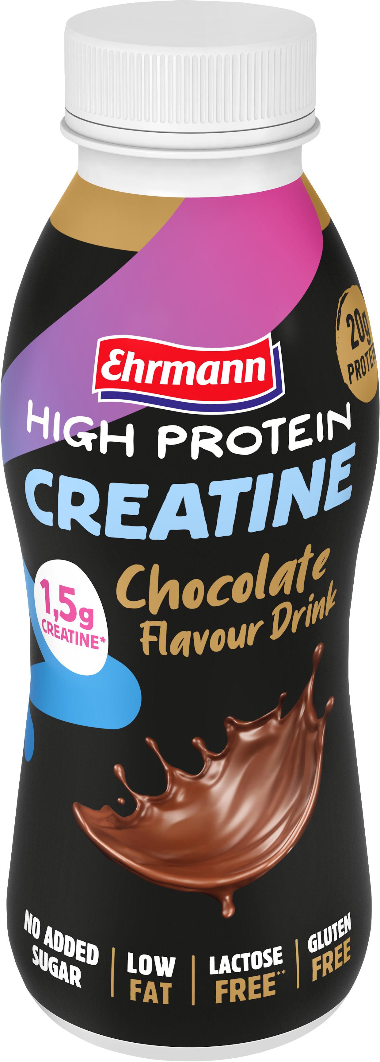 EHRMANN HIGH PROTEIN Napój proteinowy z kreatyną czekoladowy 330 ml ...