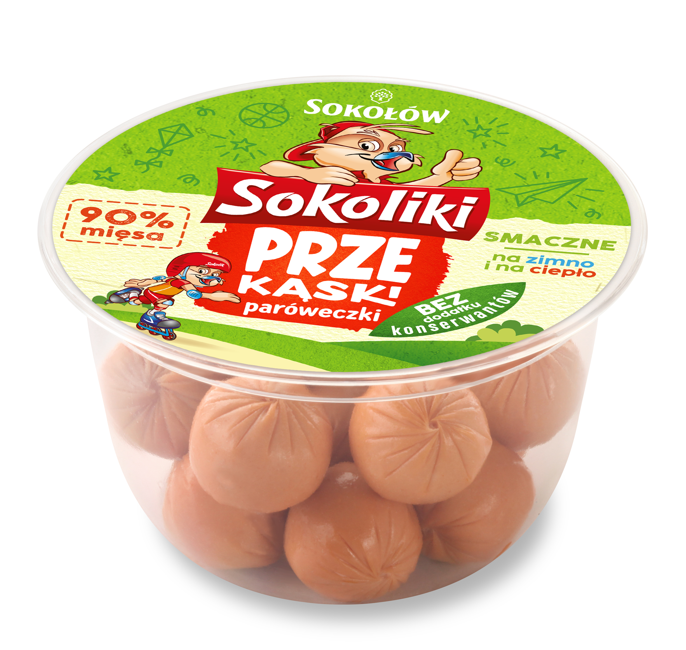 SOKOŁÓW PRZEkąski – Sokoliki Paróweczki 80 g - Frisco.pl