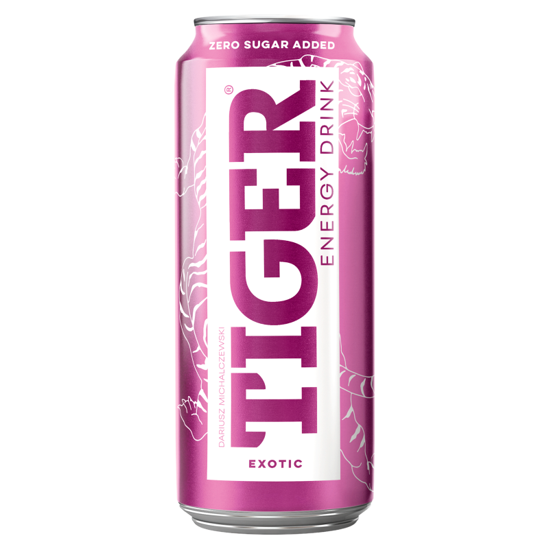 TIGER Hyper Splash Gazowany owocowy napój energetyzujący o smaku ...