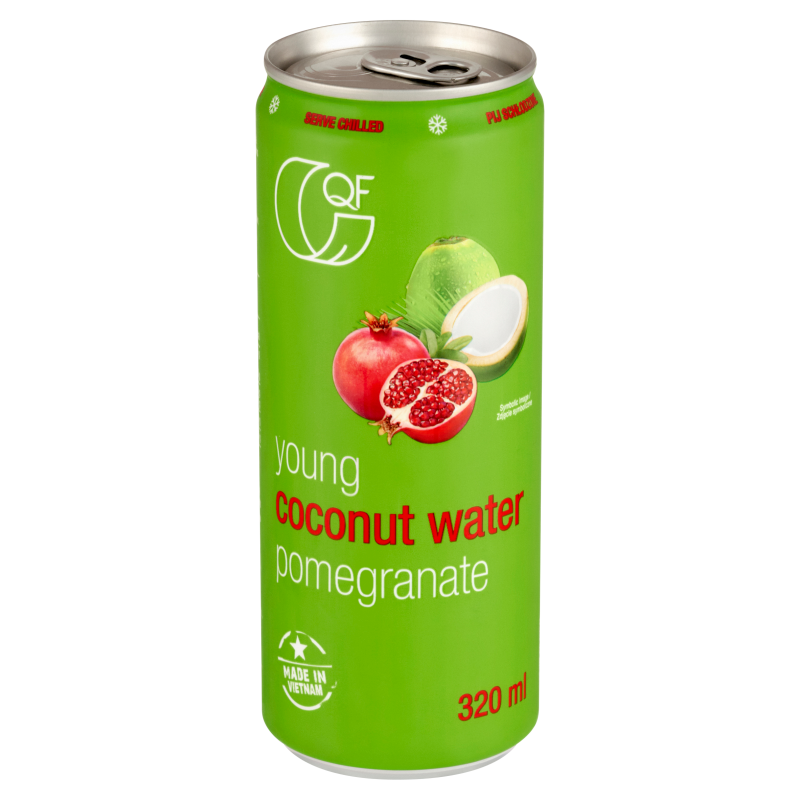 Quality Food QF WODA KOKOSOWA Z SOKIEM Z GRANATU 320ML 320 ml - Frisco.pl