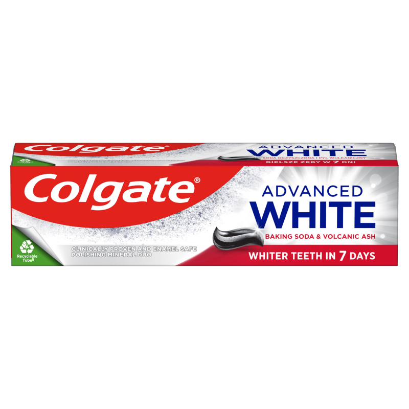 COLGATE Advanced White Pasta do zębów Soda Oczyszczona & Pył ...