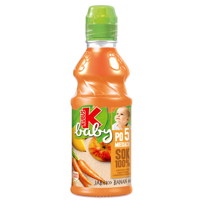 KUBUŚ Baby Sok 100% jabłko banan marchew po 5 miesiącu 300 ml - Frisco.pl