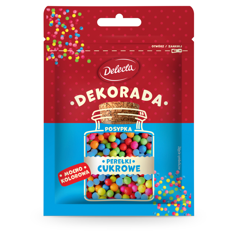 DELECTA Posypka dekoracyjna - perełki cukrowe 35 g - Frisco.pl