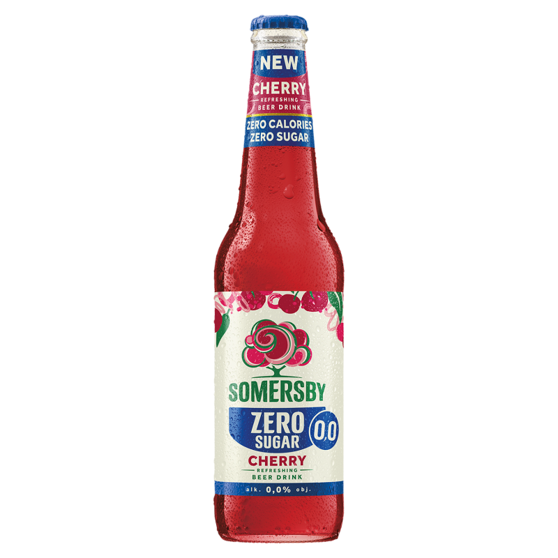 SOMERSBY Cherry Zero Sugar 0% (butelka bezzwrotna) 400 ml - Frisco.pl