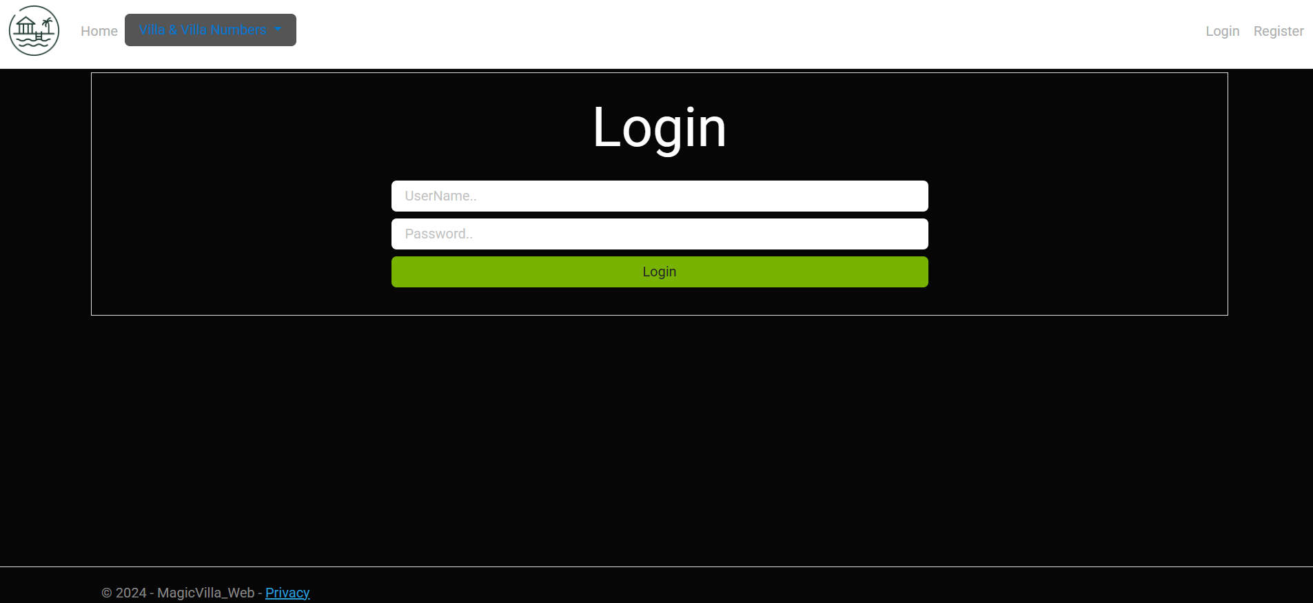 GitHub - clever-cottonmouth/MagicVilla.API-WEB: Build RESTful web API (C#) with Authentication.