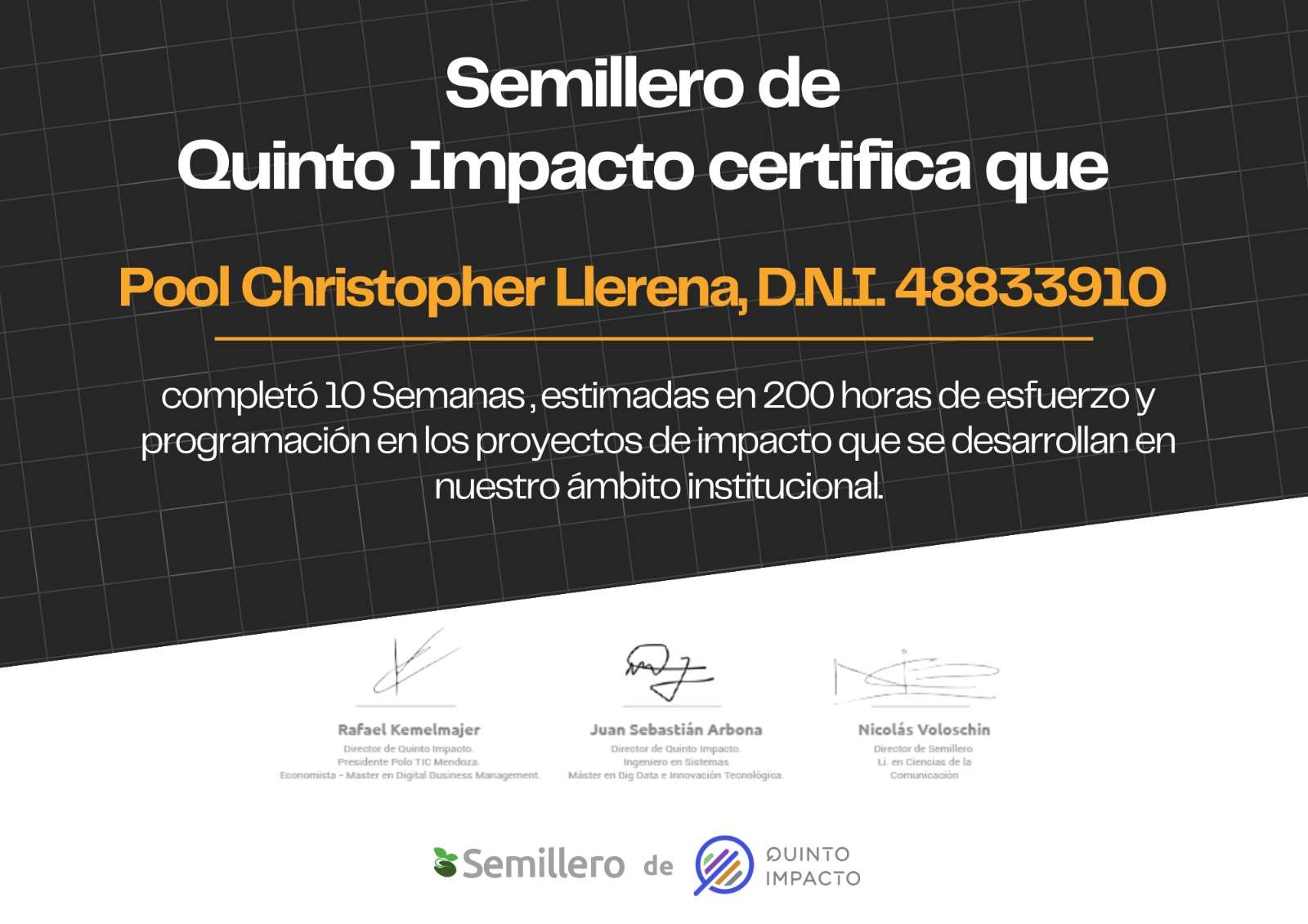 Pool Llerena Chávez - Web Developer | Mongodb | Express | React | Node | LinkedIn