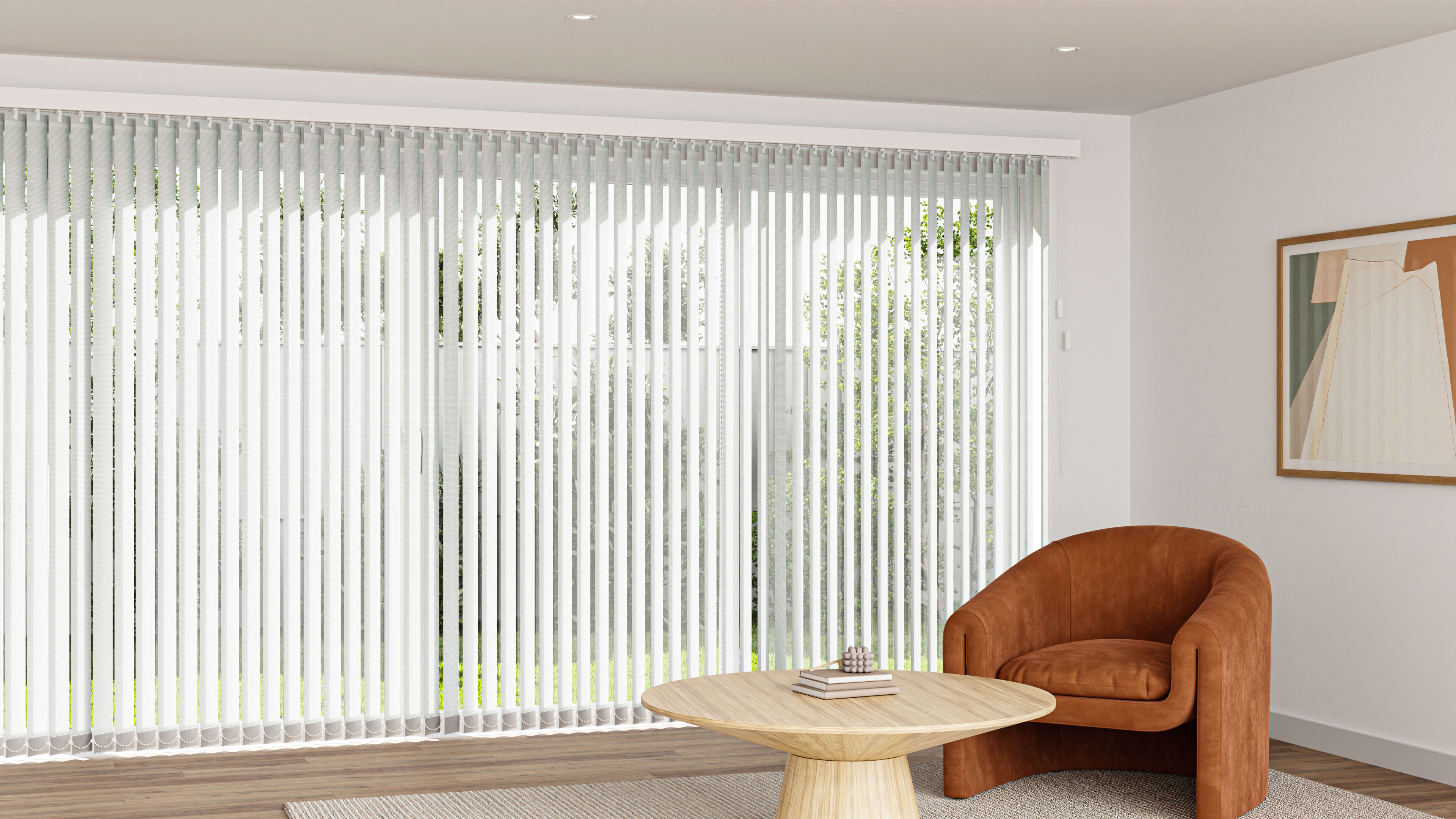 Balmoral BO 127mm Blockout Vertical Blind in Platinum BO