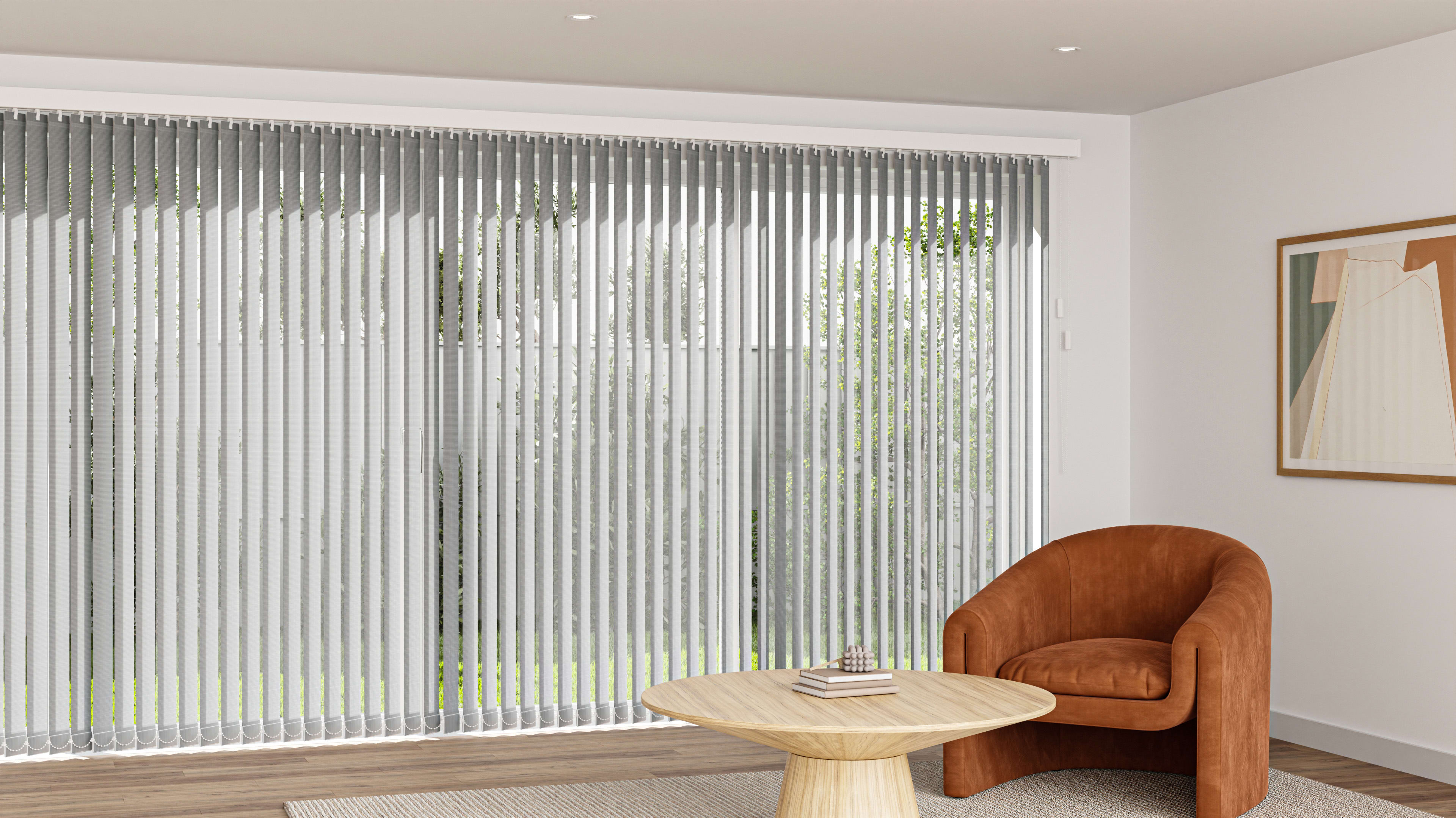 Focus 127mm Blockout Vertical Blind in Ash