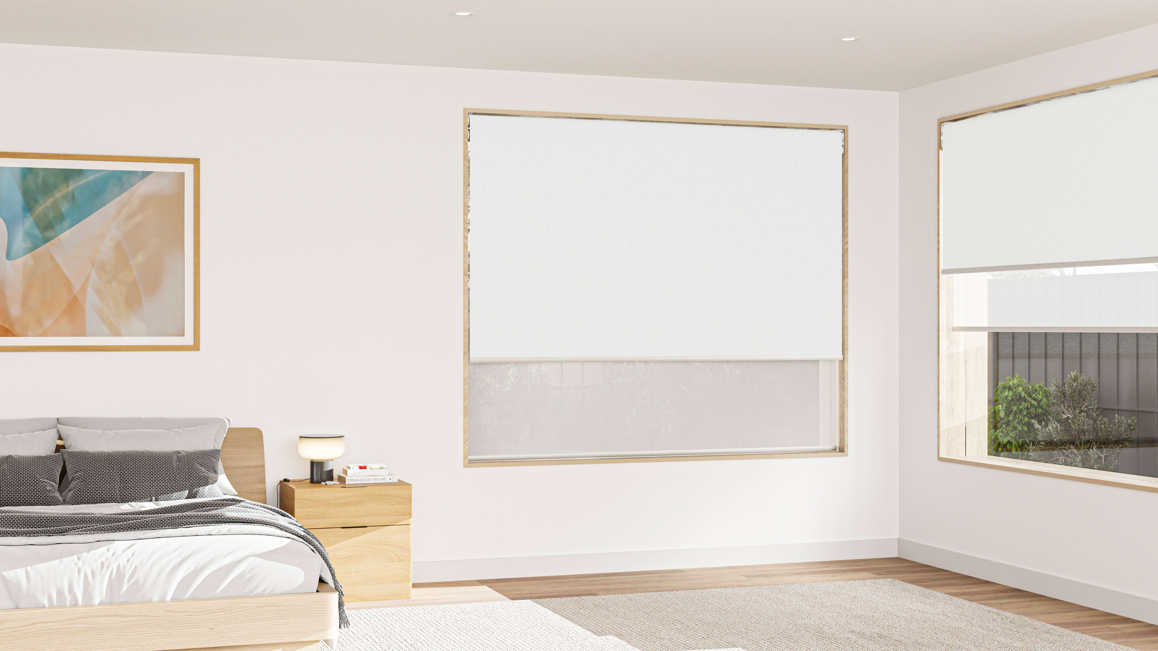 Sanctuary Blockout and Metro Light Filtering Double Roller Blind in ...