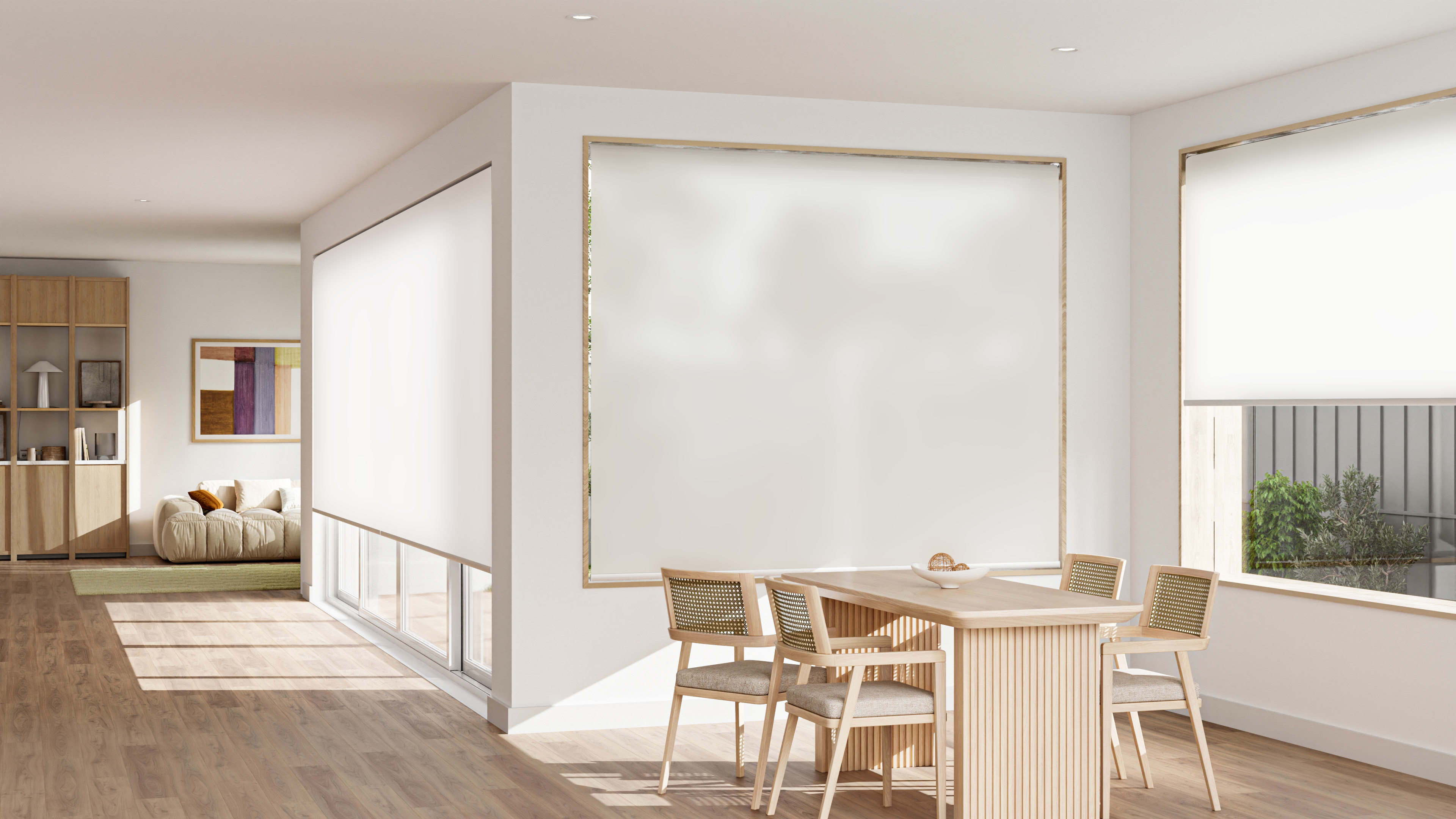 Metro LF Light Filtering Roller Blind in Ice Grey LF